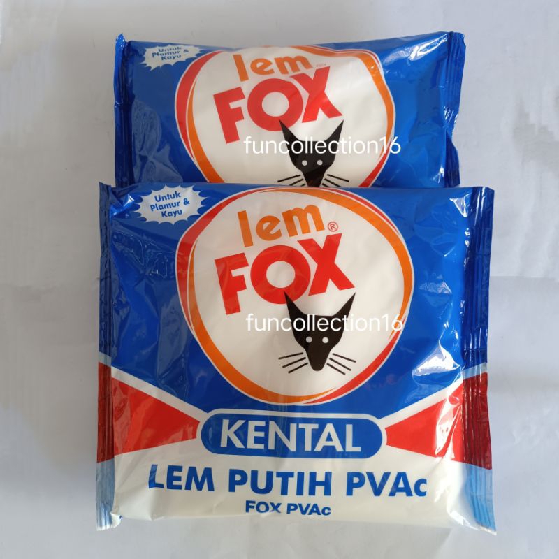 Jual Lem FOX Putih PVAc Untuk Kayu dan Plamur 600g | Shopee Indonesia