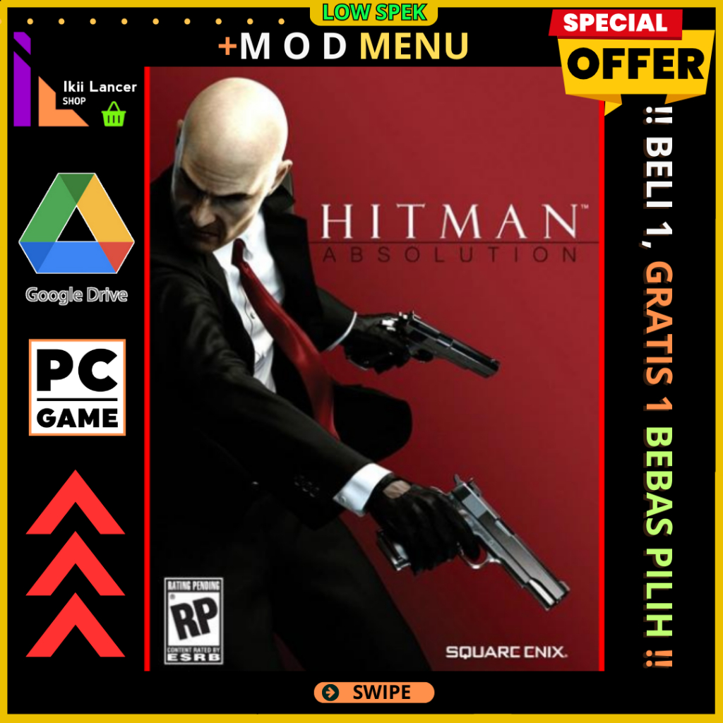 Jual Hitman Absolution - PC LAPTOP GAMES - CARA INSTALL MUDAH! | Shopee ...
