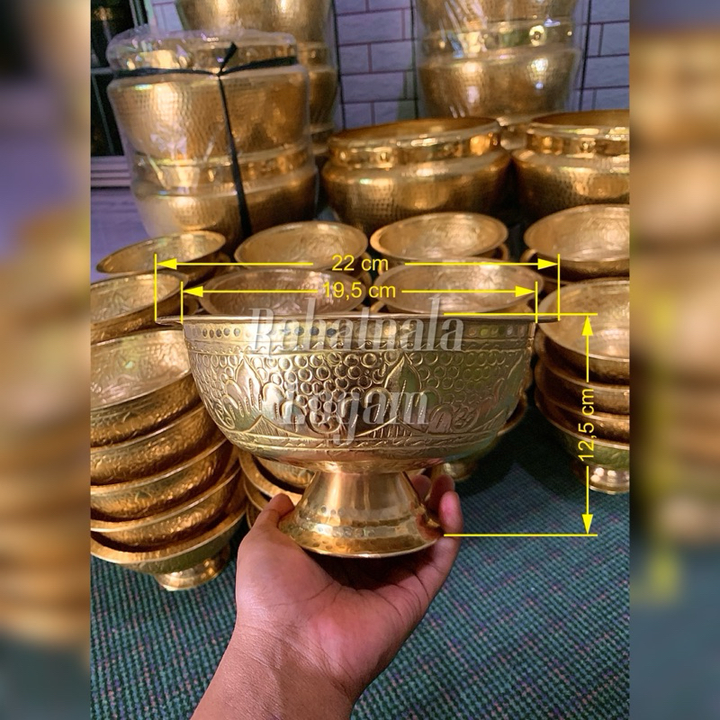 Jual Bokor Cuci Kaki Injak Telur Kuningan | Shopee Indonesia