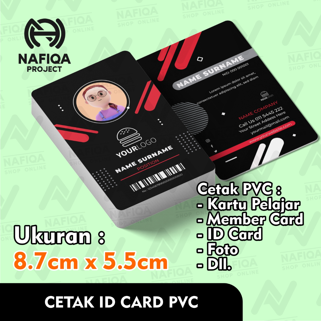 Jual Cetak PVC ID Card [Digital] [UV] | Shopee Indonesia