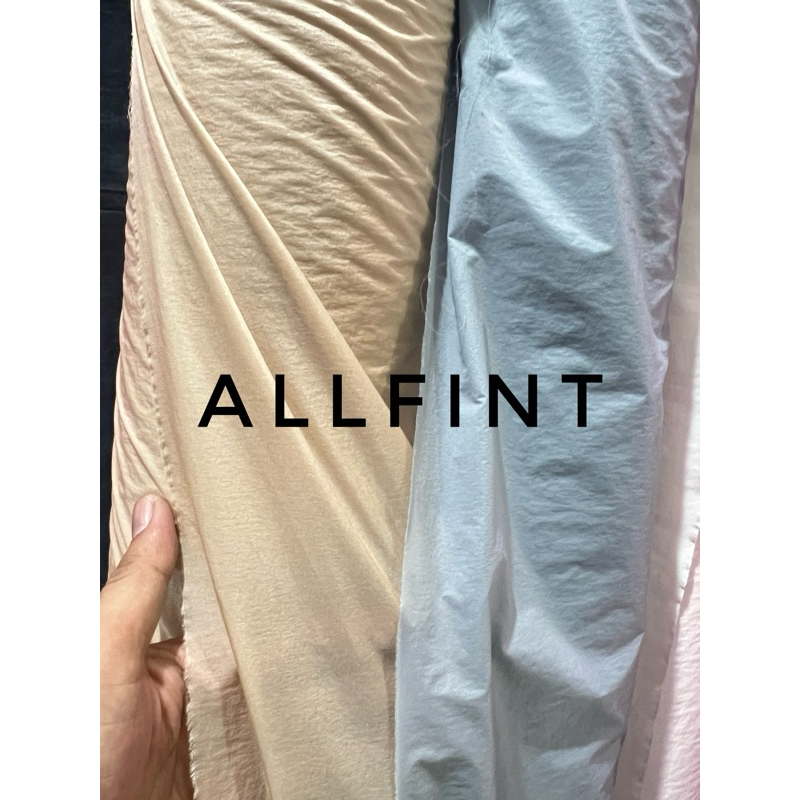 Jual Kain parasut tipis semi Crinkcle Semi Kusut Semi lecek Kain bahan ...