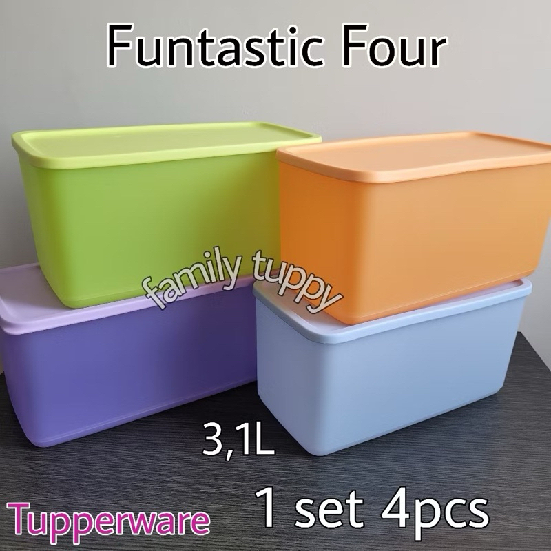 Jual Tupperware Promo, Funtastic Four Tupperware , Delly Keeper ...