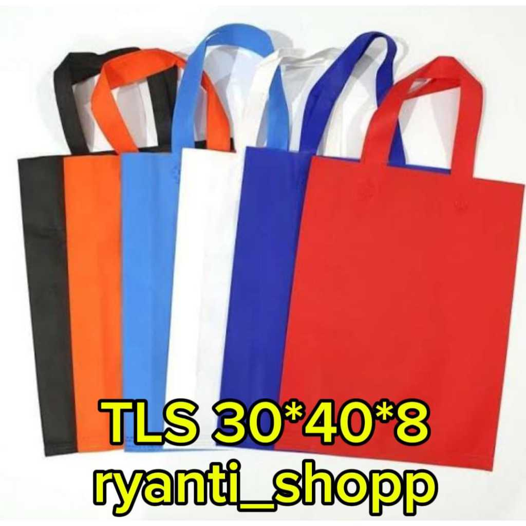 Jual Tas Spunbond Goodiebag Tebal Polos Serbaguna /Tas Spunbond Tali ...