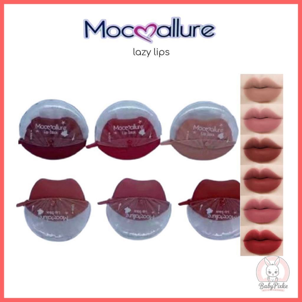 Jual Lipstik Lazy Lips Velvet Matte Lipstick Long Lasting Bentuk Bibir ...