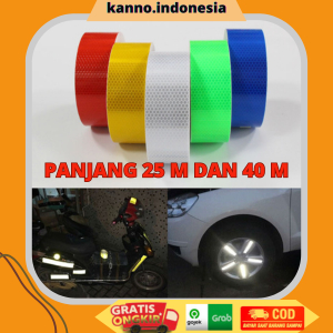 Jual Stiker Reflektif Mobil Motor sticker Reflektor Menyala Jika ...