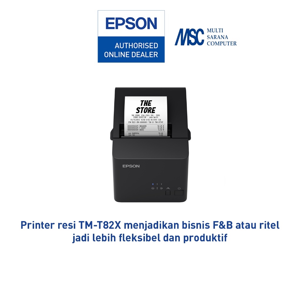 Jual EPSON Printer POS TM-T82X TMT82X TM T82X 82X TMT USB Serial ...