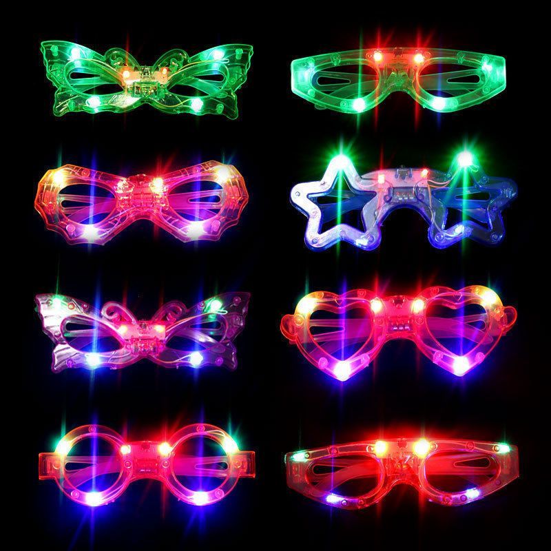Jual Kacamata Bercahaya LED Kacamata Warna-warni/ Kacamata Fashion ...