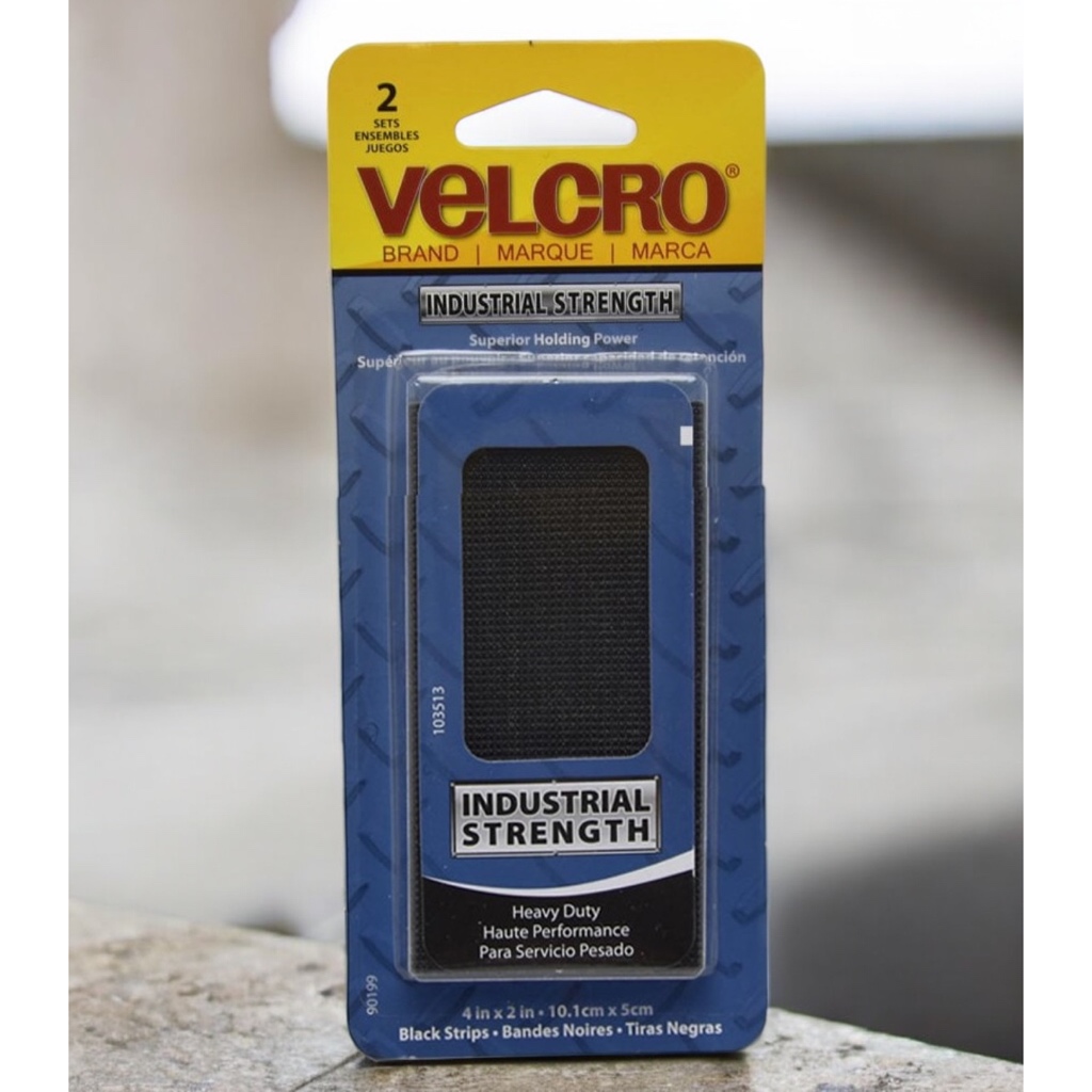 Jual Velcro 10.1cm x 5cm Perekat Plester Hitam Tahan Air Menempel Kuat ...