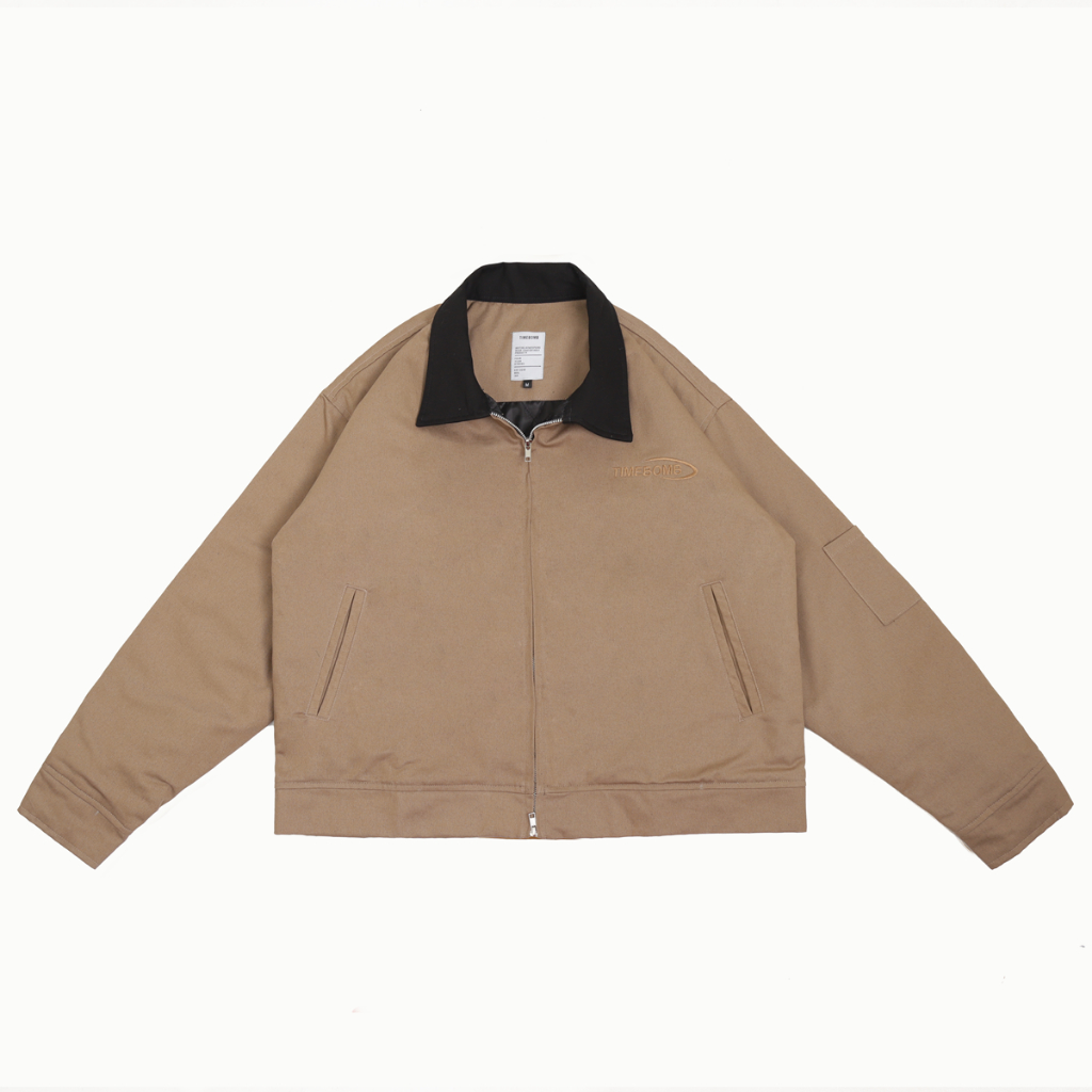 Jual TIMEBOMB Deck Jacket | Work Jacket Boxy Fit | Double zipper | FONT ...