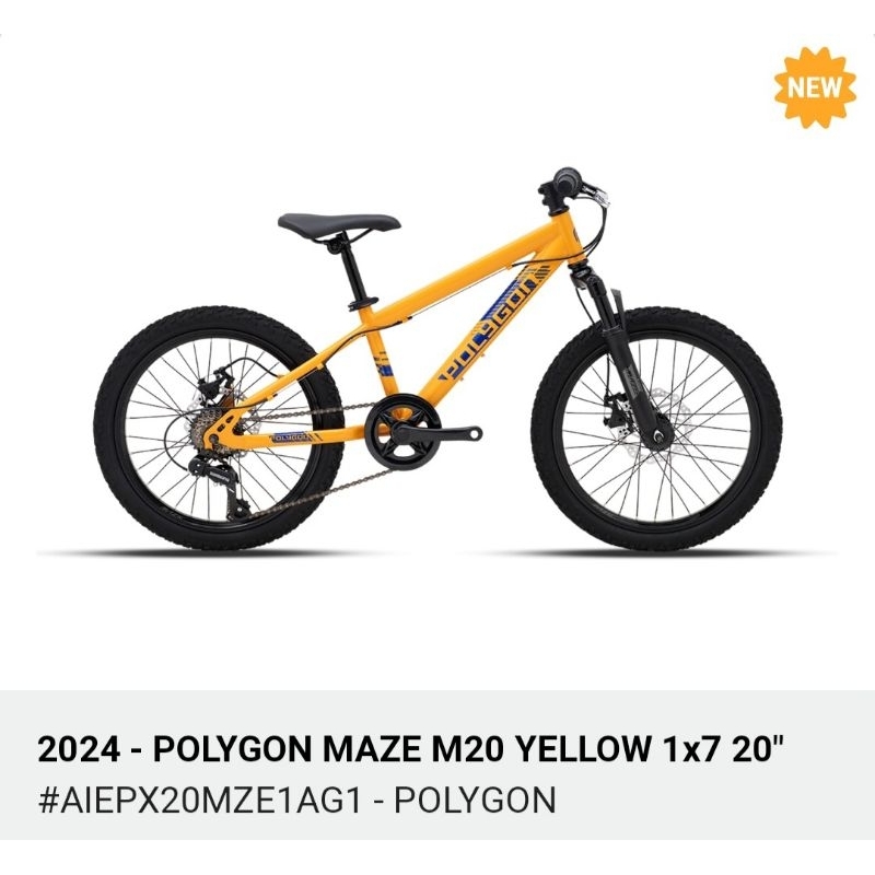 Jual Polygon Maze 20 bike kids 5-10th bike kids | Shopee Indonesia