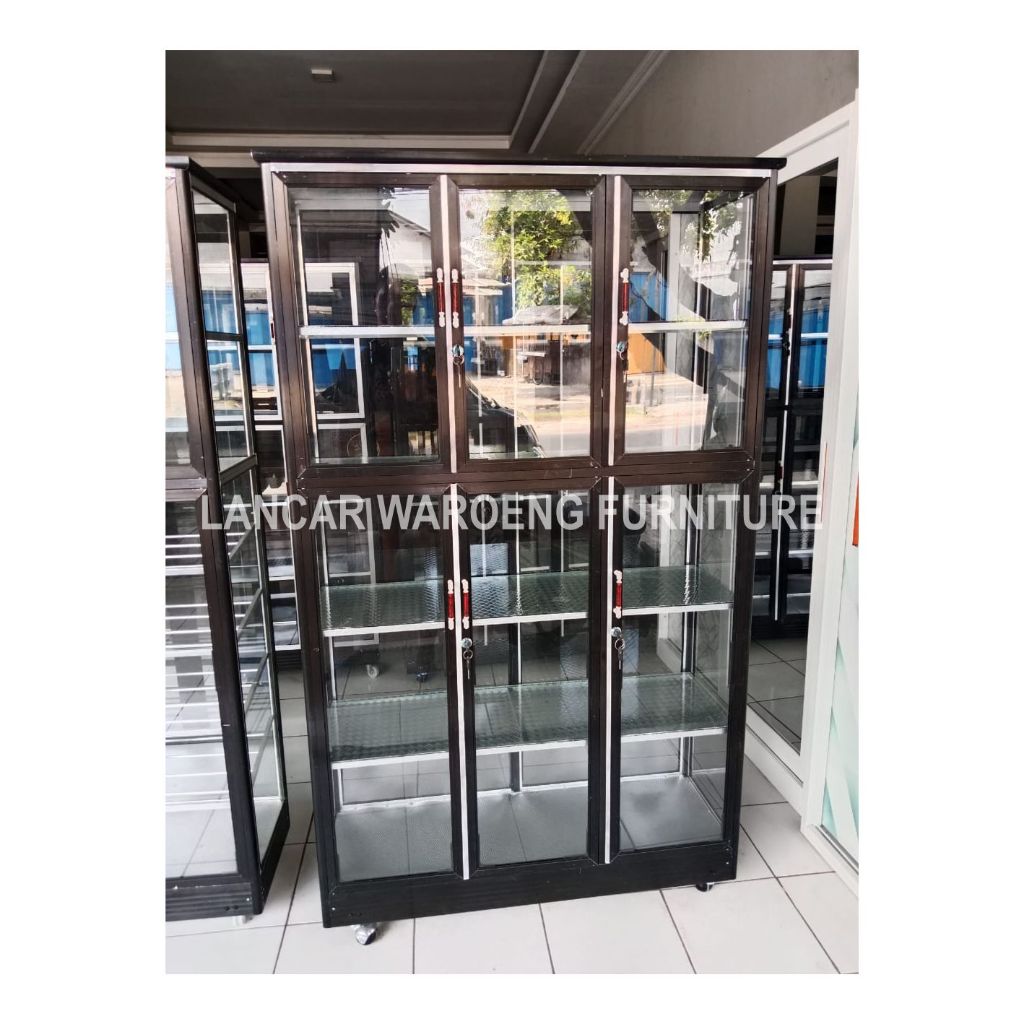 Jual LEMARI DISPLAY HIAS FULL KACA | Shopee Indonesia