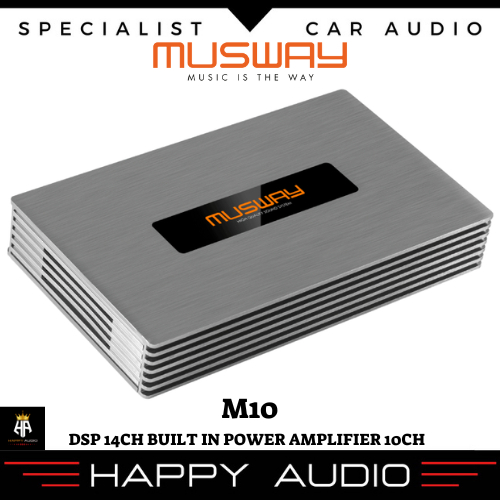 Jual Digital Sound Processor MUSWAY M10 DSP 14CH Built in Power Amplfier 10CH Class D Original ...