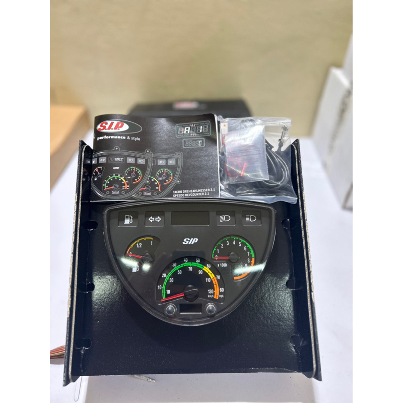 Jual speedometer spidometer digital SIP vespa Excel Original | Shopee ...