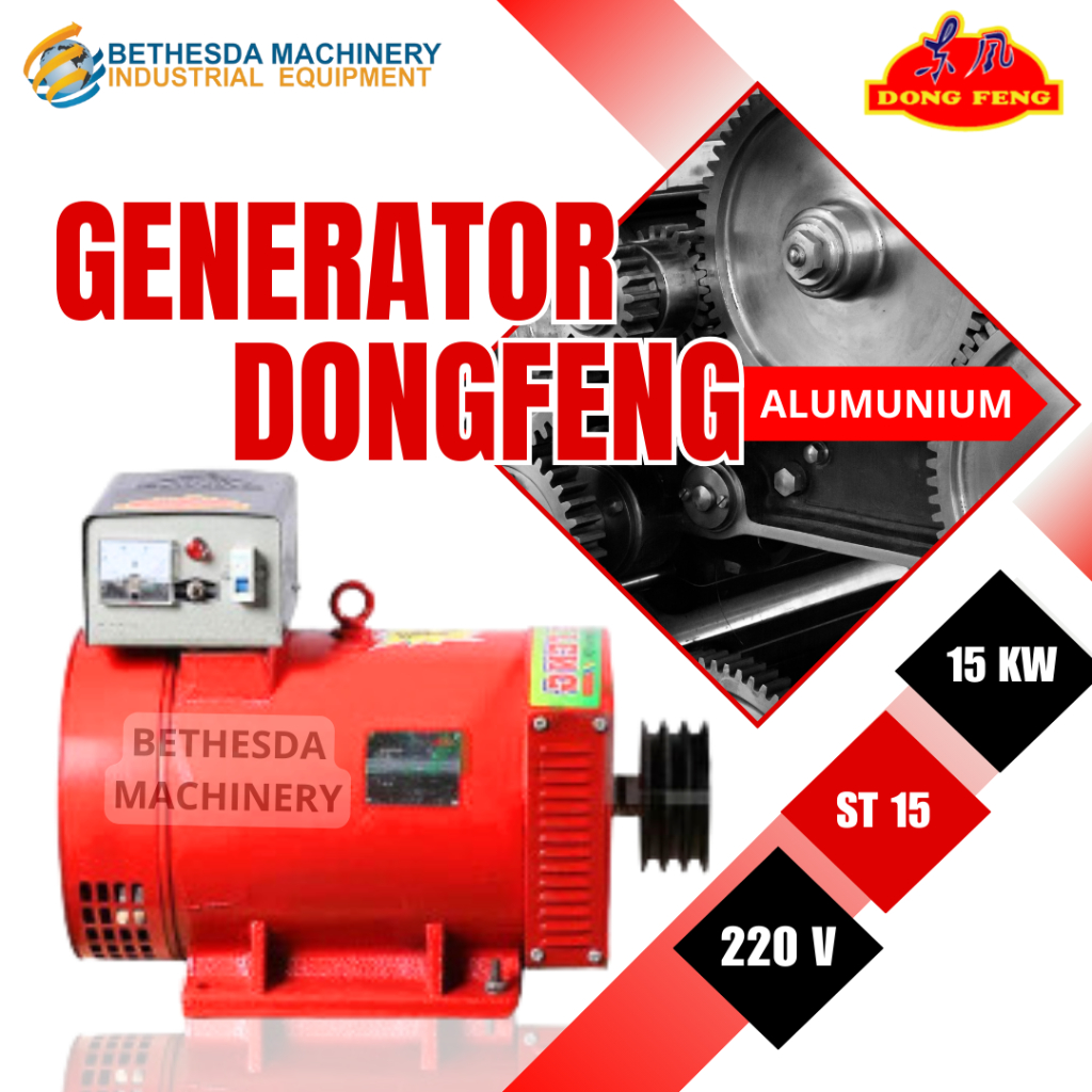 Jual Mesin Generator Dongfeng 15 Kw / Alternator Dong Feng STC 15 AVR ...