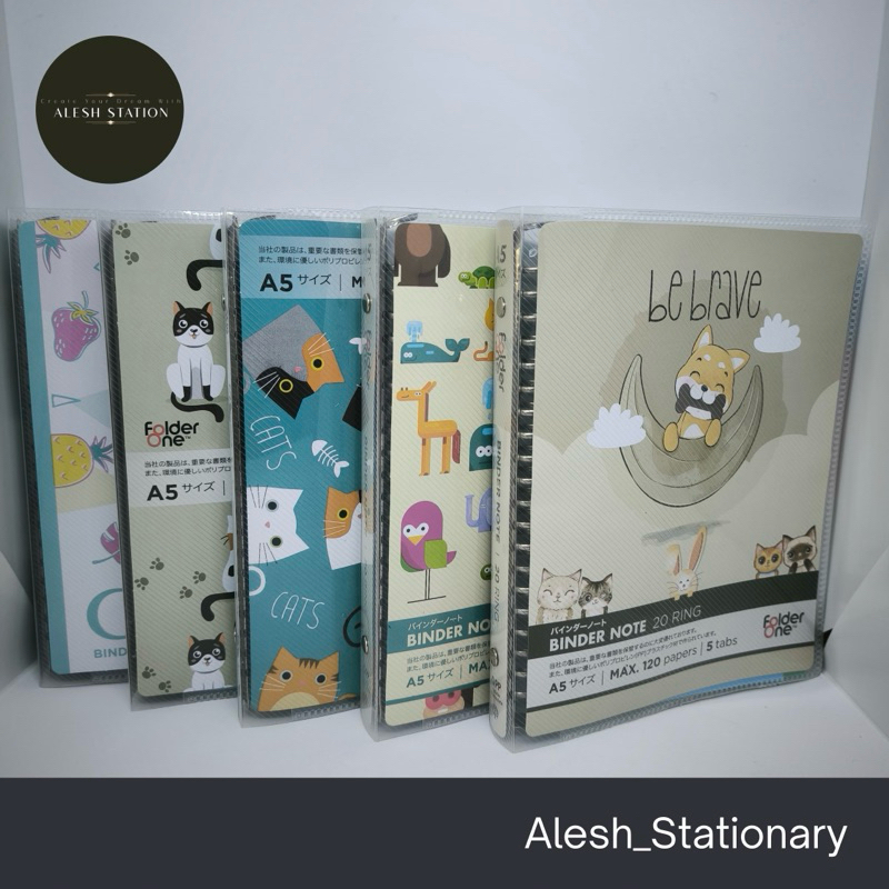 Jual Binder Note A5 Folder One / Buku Note / Binder Kuliah ( Ring loose ...