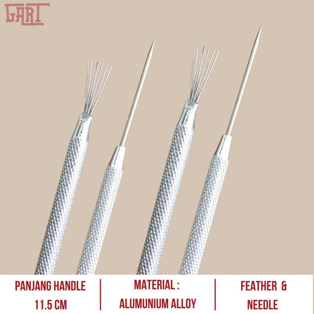 Jual TEXTURE TOOLS TANAH LIAT - Feather Wire - Needle Tool - Detailing ...