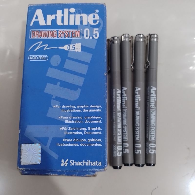 Jual Pulpen Gambar Drawing Pen Artline 0,5 mm ( Pcs ) [ Original ...