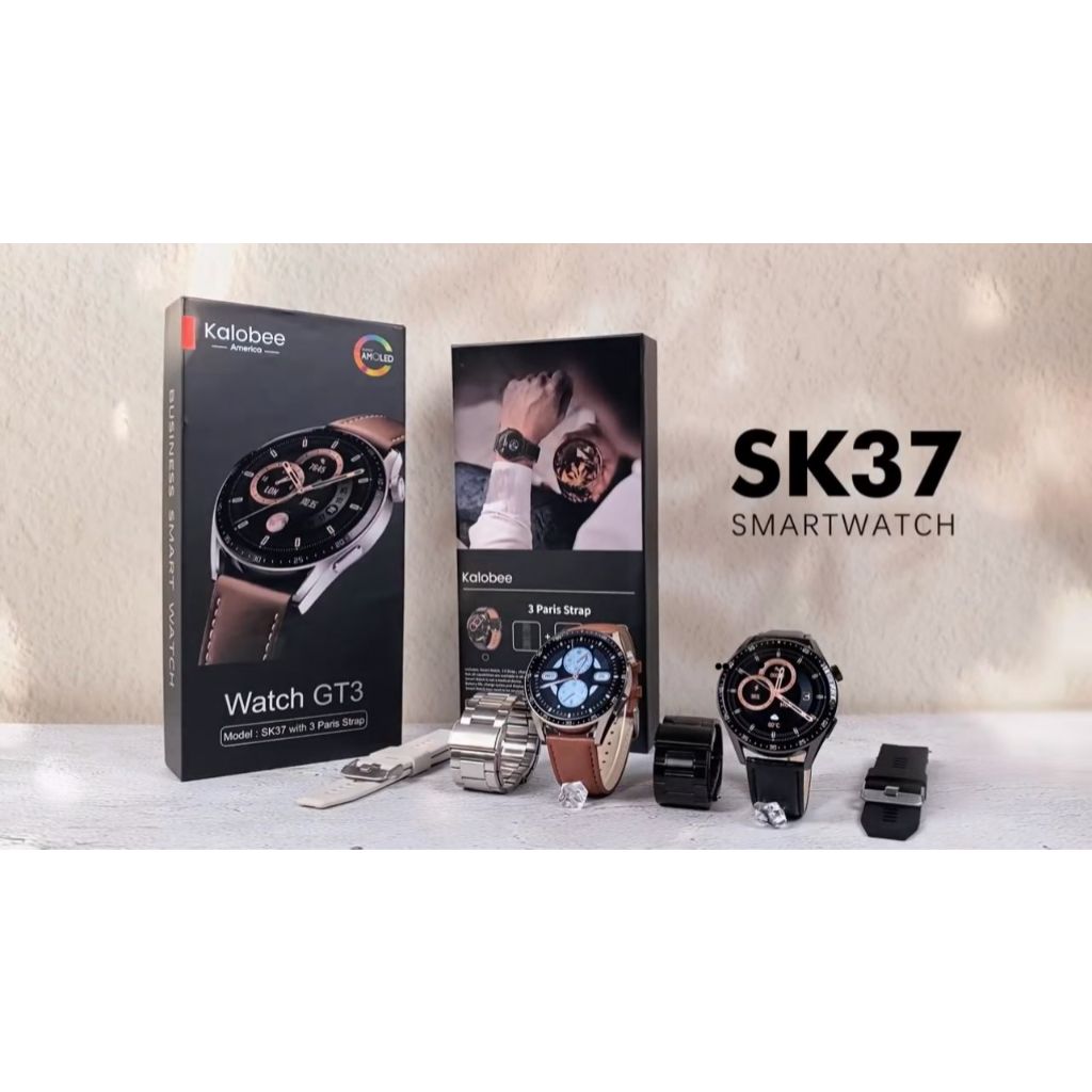 Jual Smartwatch SK37 NFC System BT Call AI Assistant Multi Sport Mode ...