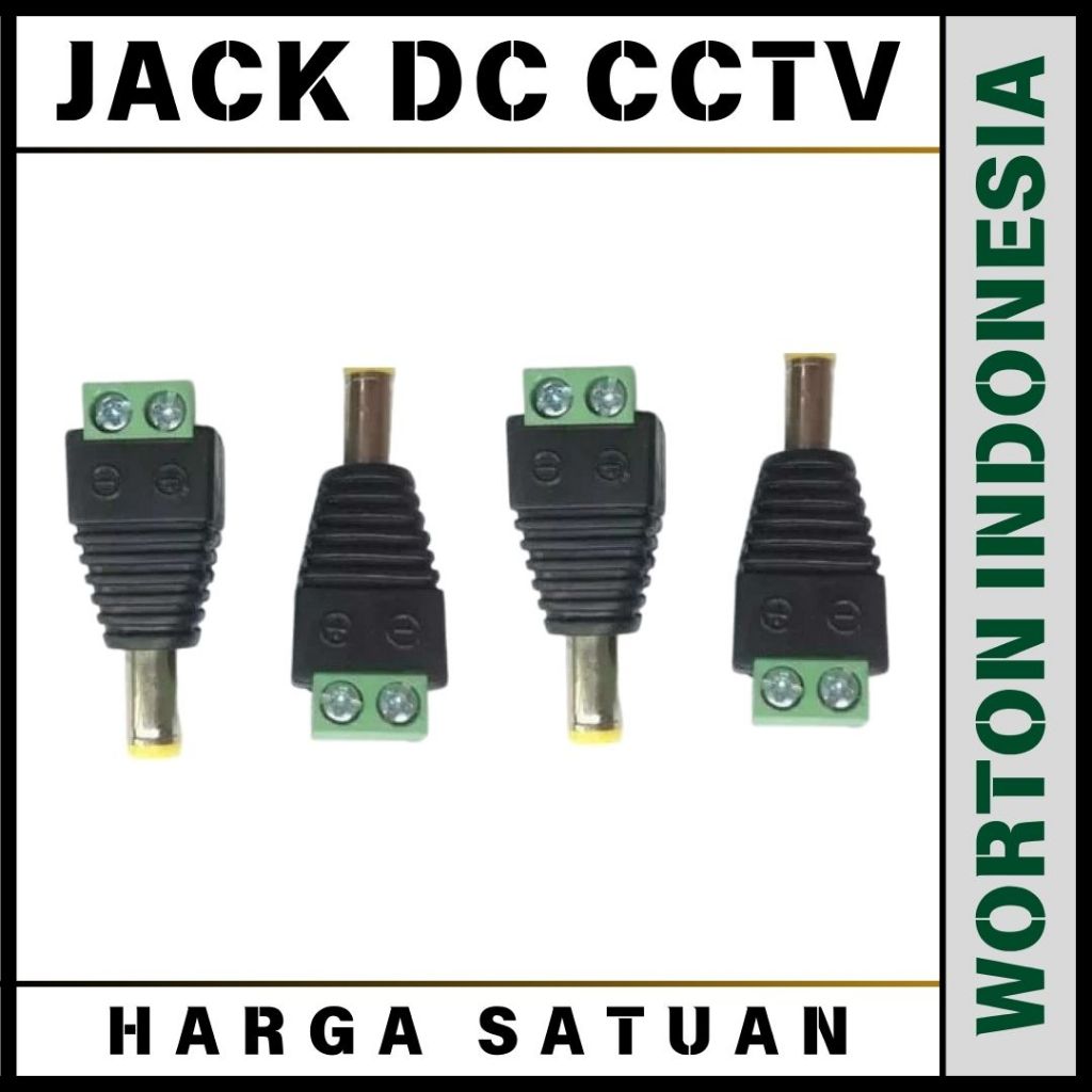Jual JACK DC MALE CCTV KAMERA JACK DC CAMERA | Shopee Indonesia