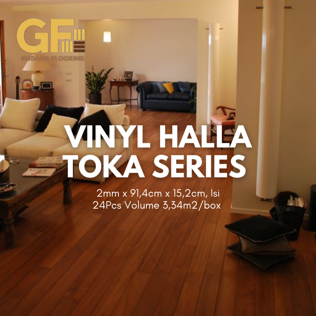 Jual Lantai Vinyl HALLA TOKA SERIES SERIES / TEBAL 2MM / Barang ...