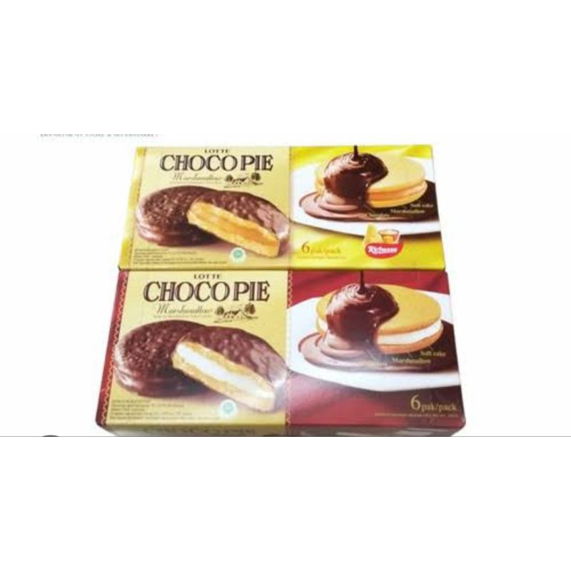 Jual CHOCO PIE ( KEMASAN KECIL ) | HARGA TERMASUK 1 KARTON ISI 16 BOX ...