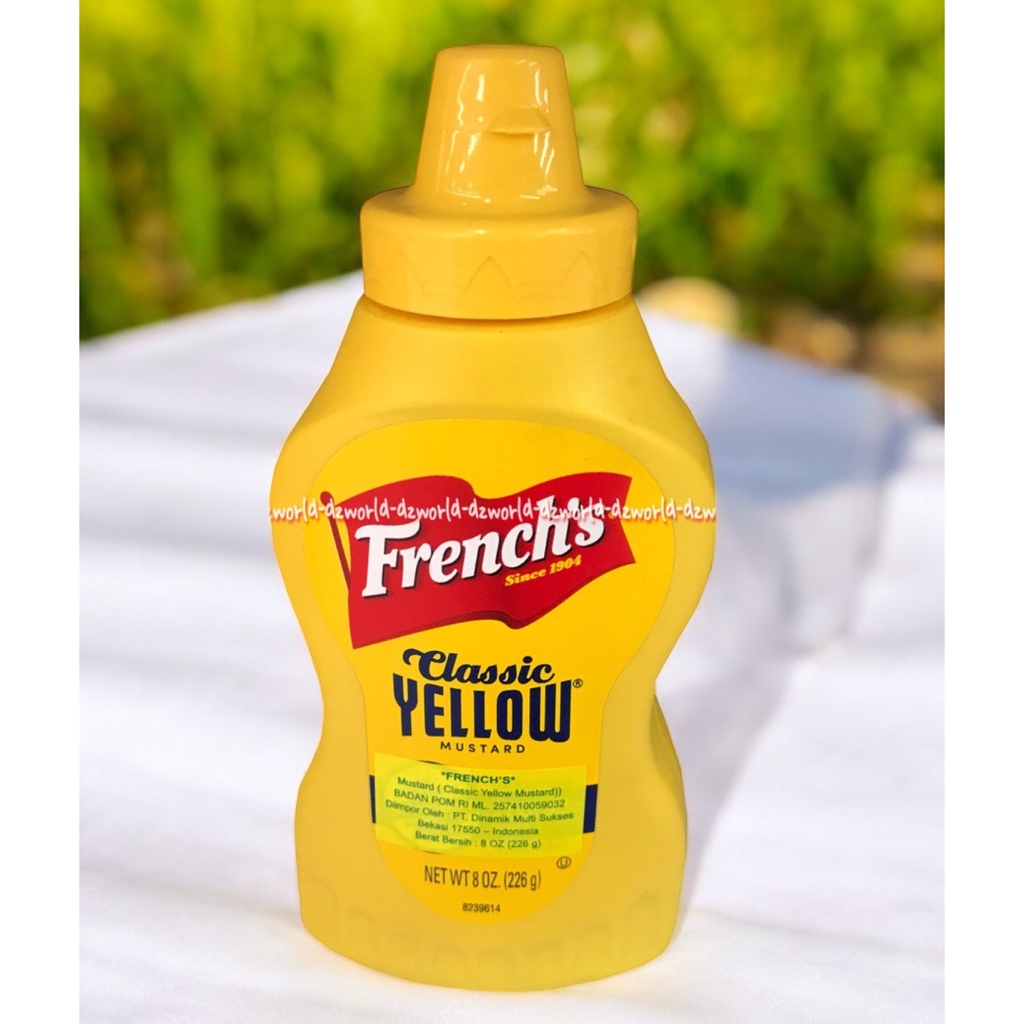 Jual French's Classic 226gr Yellow Mustard 226 gram Penyedap Masakan ...