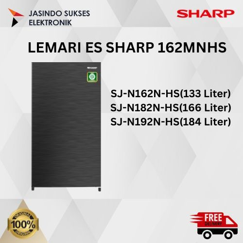 Jual LEMARI ES SHARP SJ-N 162 NHS | Shopee Indonesia