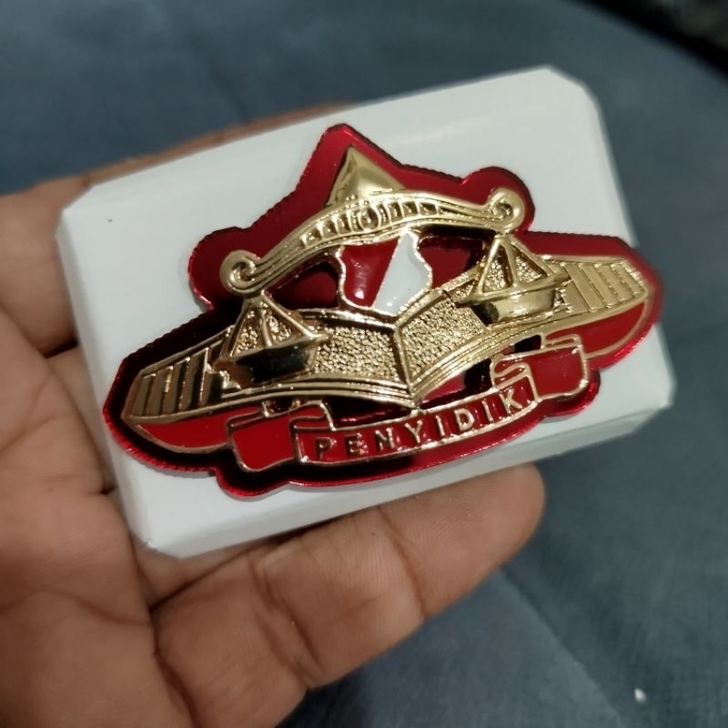 Jual pin pdh polri-ping wing penyidik magnet/brevet penyidik magnet ...