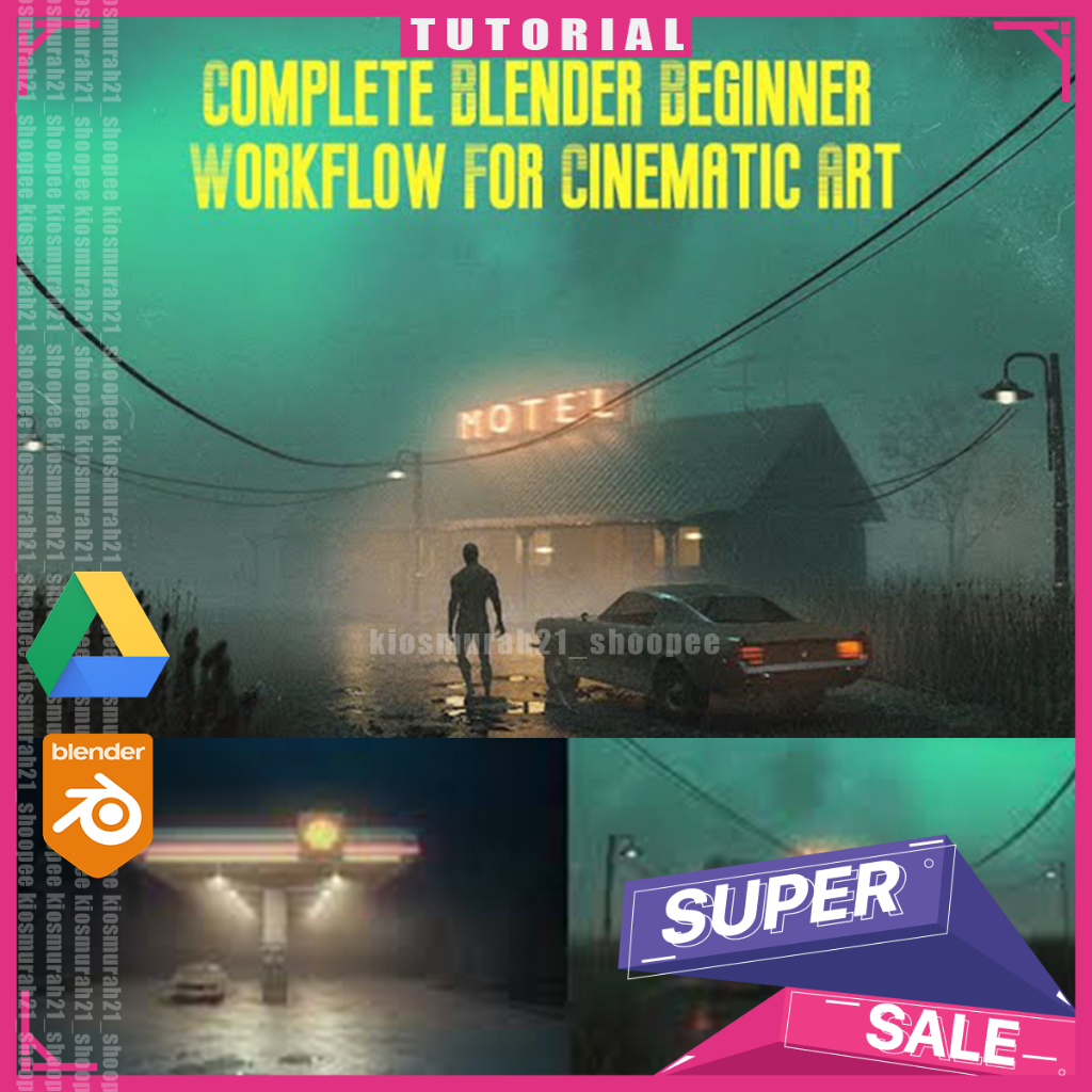 Jual Udemy - Complete Blender beginner workflow for Cinematic art Blender 3D Tutorial | Shopee ...