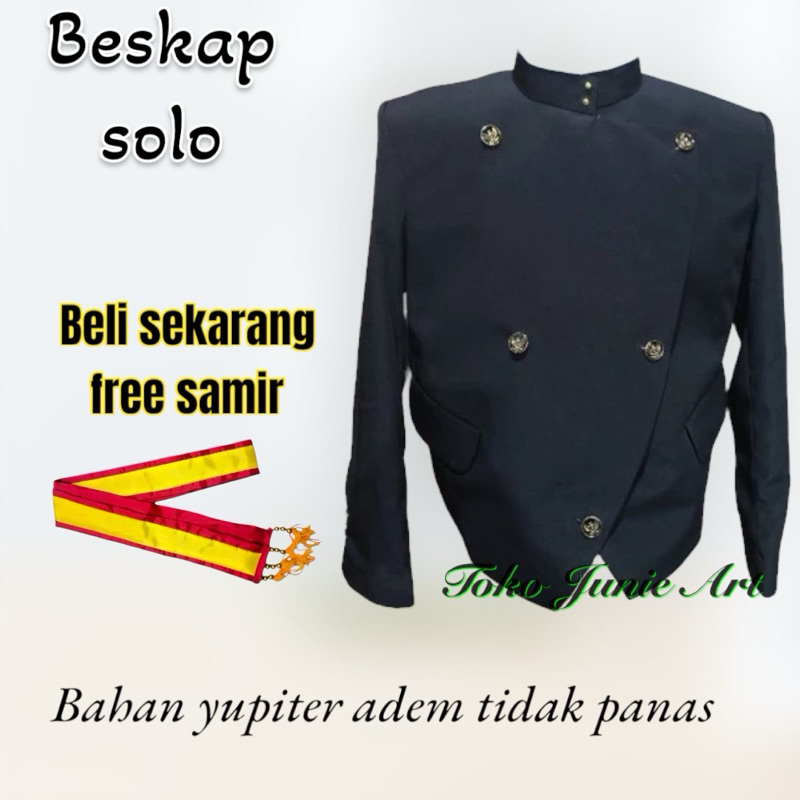 Jual BESKAP SOLO HITAM HALUSAN ( BONUS SAMIR KERATON ) | Shopee Indonesia