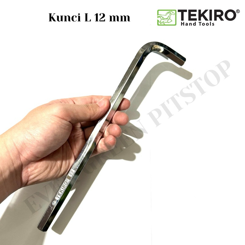 Jual kunci L hexagon panjang 12 mm tekiro original hex key 12mm ...