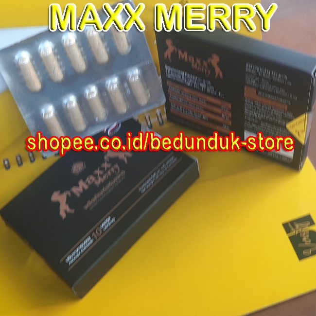 Jual Maxx Merry Obat Kuat Kapsul Herbal Tahan Lama | Shopee Indonesia