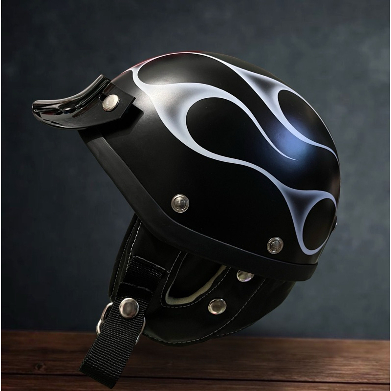 Jual Japanese chip ghost flame - Helm chip,helm vespa,helm chopper ...