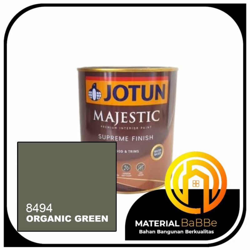 Jual Jotun Majestic Supreme Finish 8494 Organic Green 0,9 Liter | Cat ...