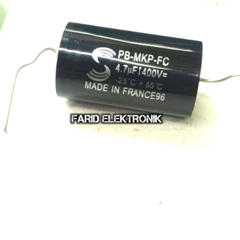Jual Kapasitor capasitor capacitor 475 4.7uf 400v Solun Made in france ...