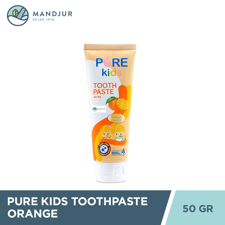 Jual Pure Kids Toothpaste Orange 50 Gram - Pasta Gigi Anak | Shopee ...