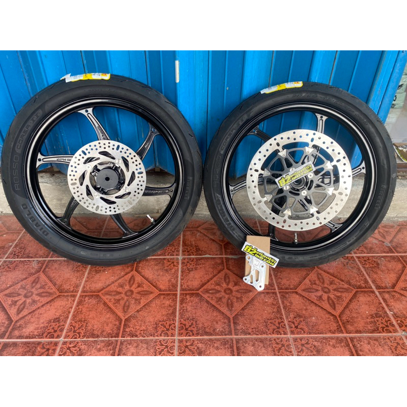 Jual PAKET VELG NINJA R SS VND SIXSTAR BAN PIRELLI DRC2 VELG VND SIXTAR ...