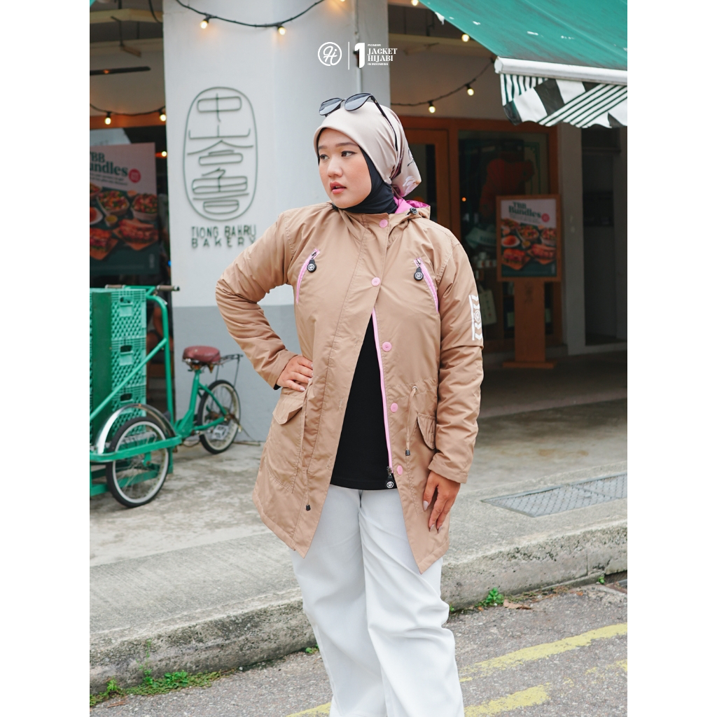 Jual Hijacket Montix Parka Muslimah Jaket Sporty Anti Angin untuk ...