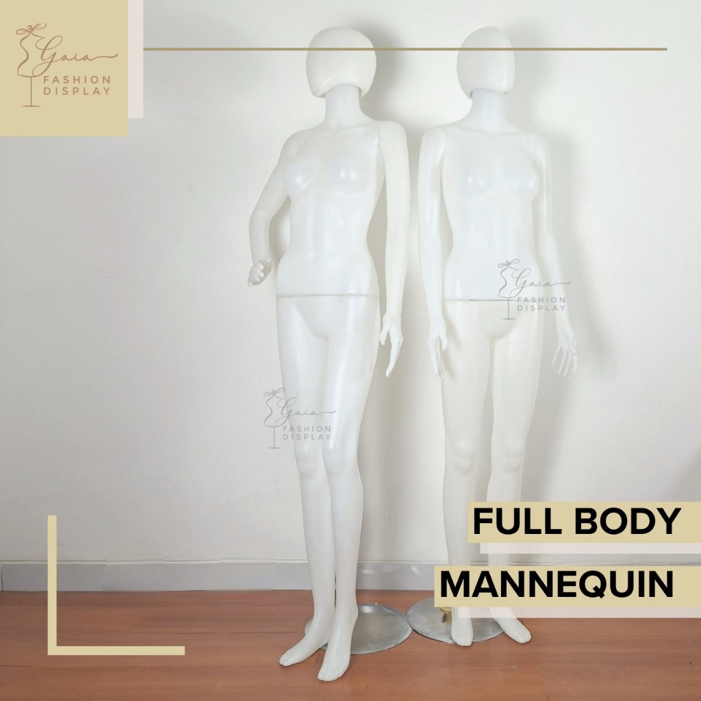 Jual Manekin Full Body Cewek Alien Bening Bahan Plastik Kepala Bisa di ...