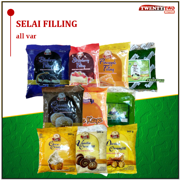 Jual Selai Edna Donny Jam Cream Filling Isian Nanas Strawberry Stroberi ...