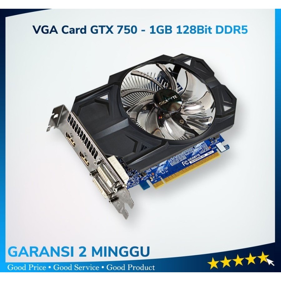 Jual VGA PCI Express / VGA External GTX 750 6PIN Power - 1GB 128BIT ...