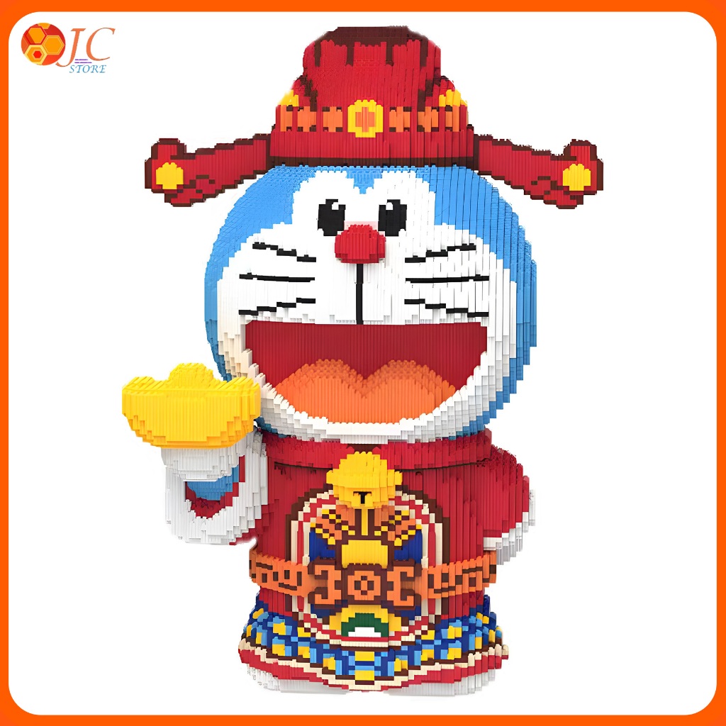 Jual JC Nano Block Doraemon Fortune God Mainan Anak Balok Susun Puzzle ...