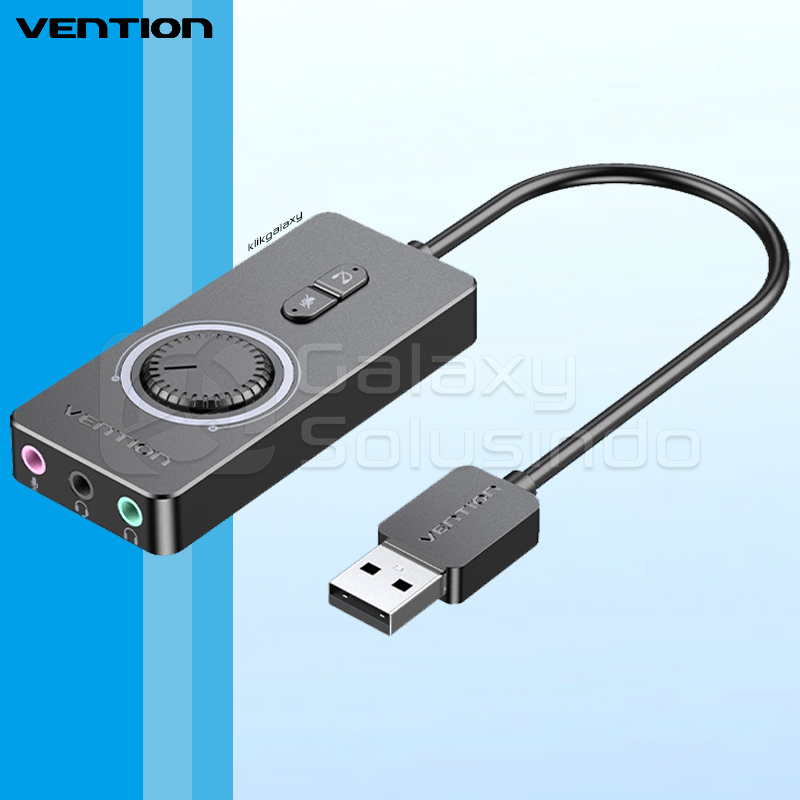 Jual VENTION CDR USB Sound Card to Jack Audio With Volume Control PCV ...
