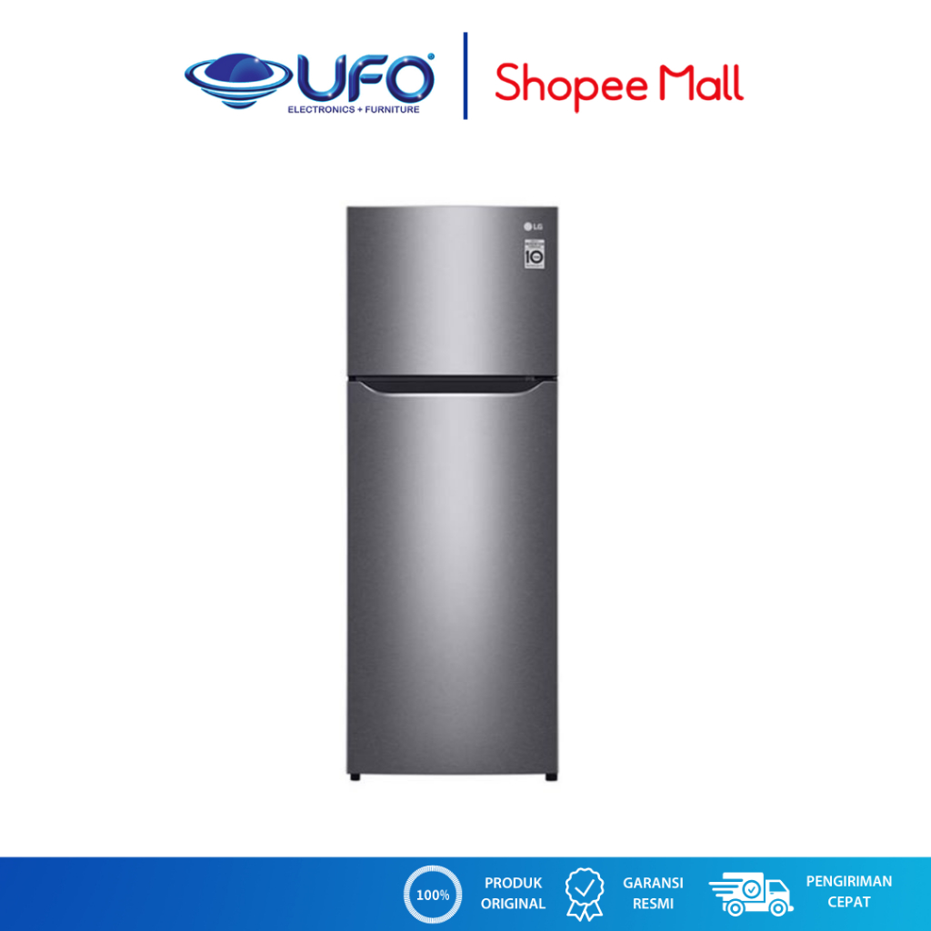 Jual LG Kulkas 2 Pintu 220L Inverter GNB222SQIB | Shopee Indonesia