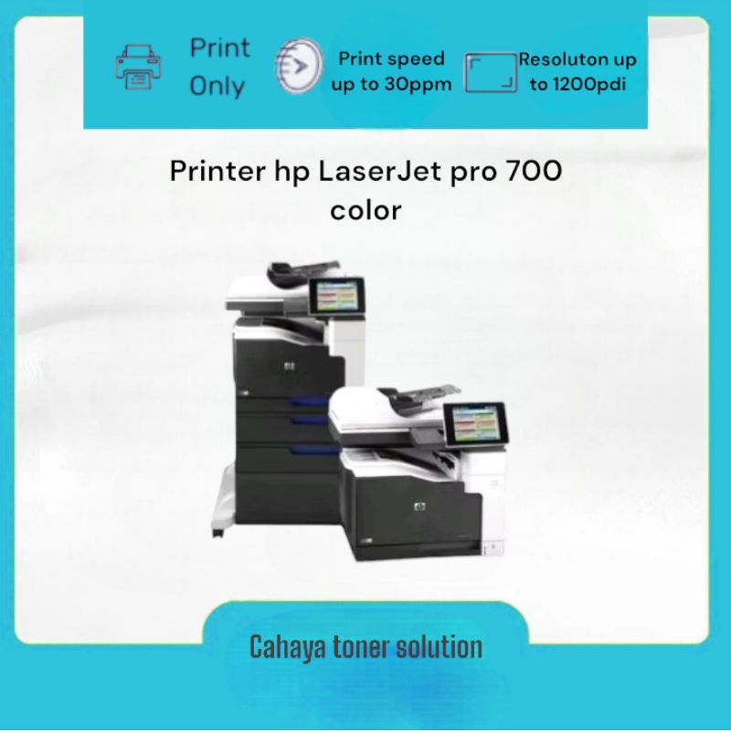 Jual printer hp LaserJet pro 700 mfp 775 color mesin fotocopy A3 murah ...