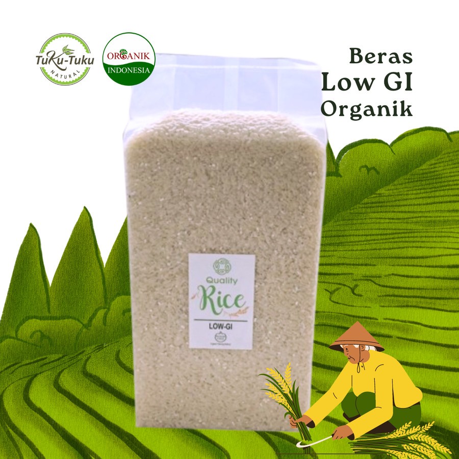 Jual Beras Low GI Quality Rice 2kg | Shopee Indonesia