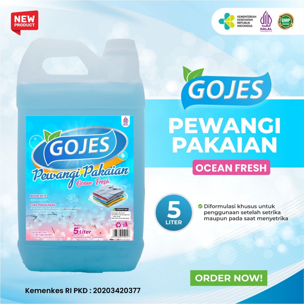 Jual Pewangi Pakaian Laundry GOJES 5 Liter | Shopee Indonesia