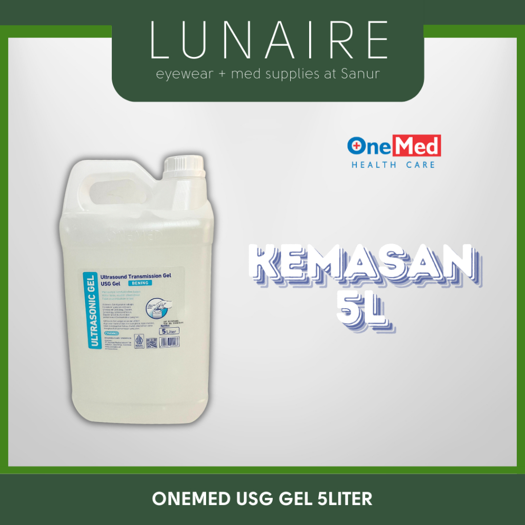 Jual Ultrasonic Gel USG Gel 5 liter Transparant ONEMED - Cairan Untuk ...