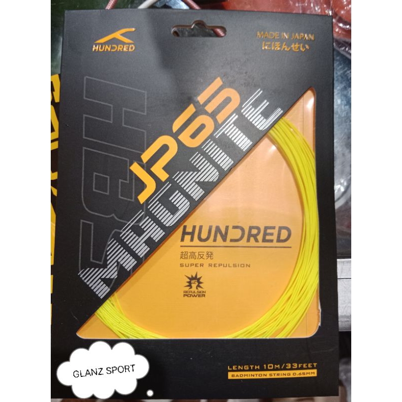 Jual SENAR BADMINTON HUNDRED HNDRD JP 65 MAGNITE JP65MAGNITE JP 65 JP65 ...