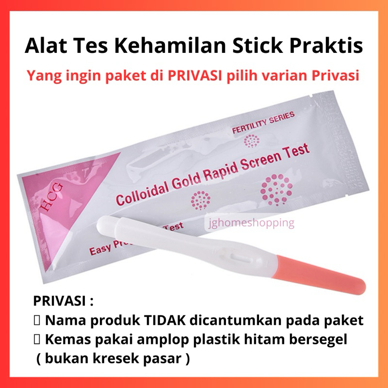 Jual Alat Tes Hamil Compact Stick Pregnancy Test Pack Kehamilan Stik ...